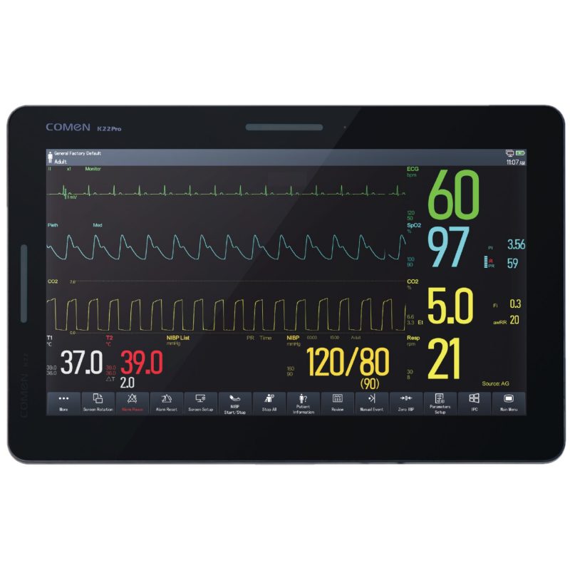 K22 Pro Patient Monitor | Comen Medical Monitors